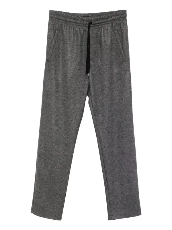Harris Wharf London Drawstring Wool Trousers - Grey