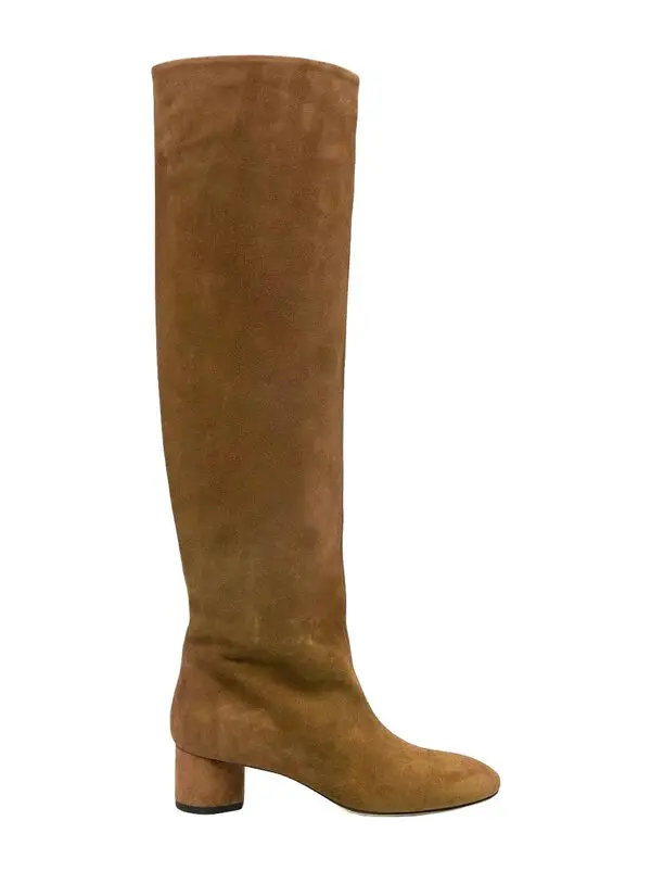 AeydĒ Knee-high Suede Boots - Brown