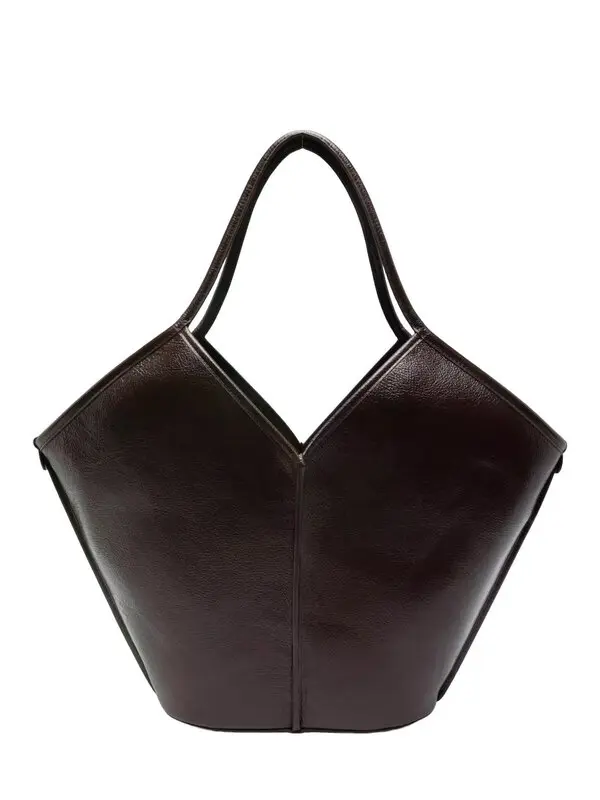 Hereu Calella Leather Tote Bag - Brown