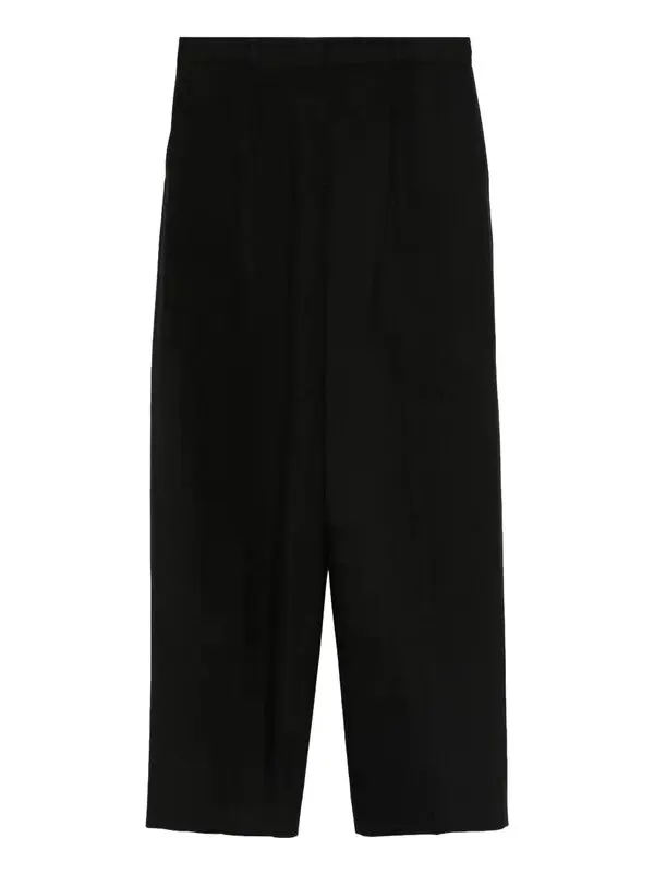 TOTEME Pleated Trousers - Black