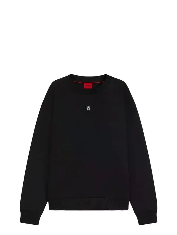 Hugo Logo-patch Sweatshirt - Black
