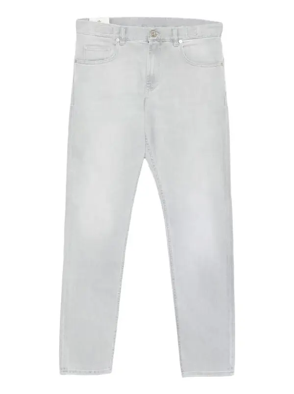 Eleventy Whiskering-effect Jeans - Grey