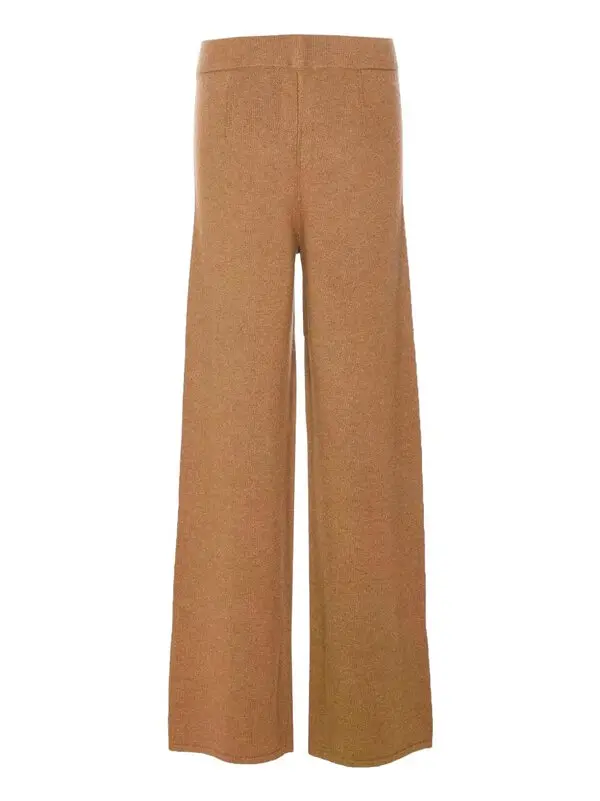 Max Mara Wool Cashmere Trousers - Brown