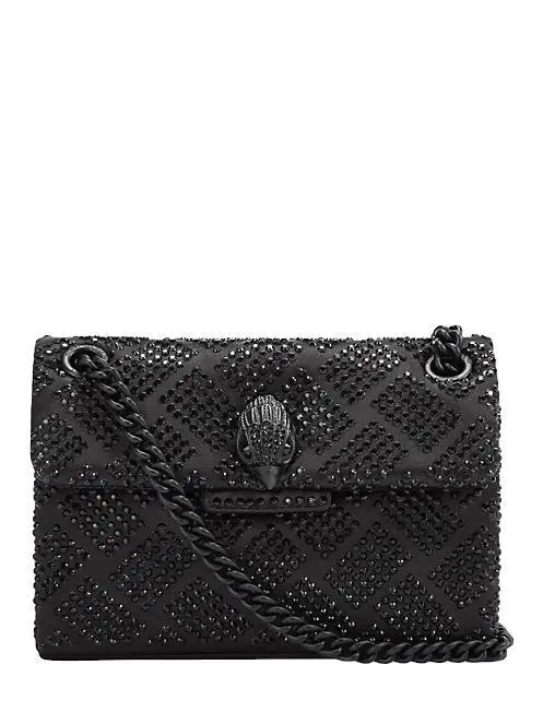 Kurt Geiger Kensington Woven Cross-body Bag - Black
