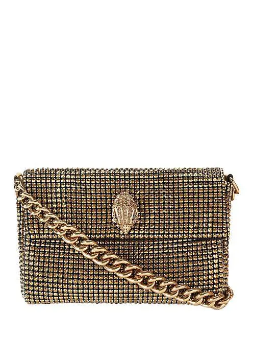 Kurt Geiger Woven Shoulder Bag - Gold