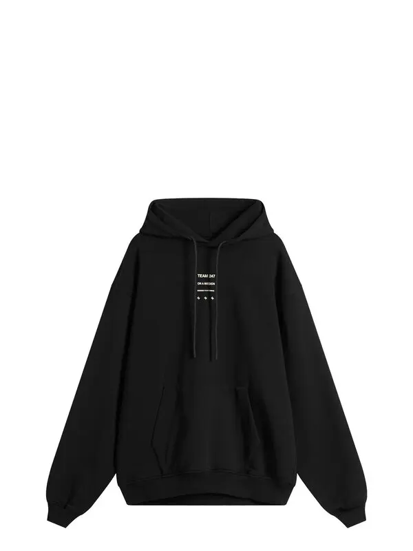 REPRESENT 247 Uprising Hoodie - Black