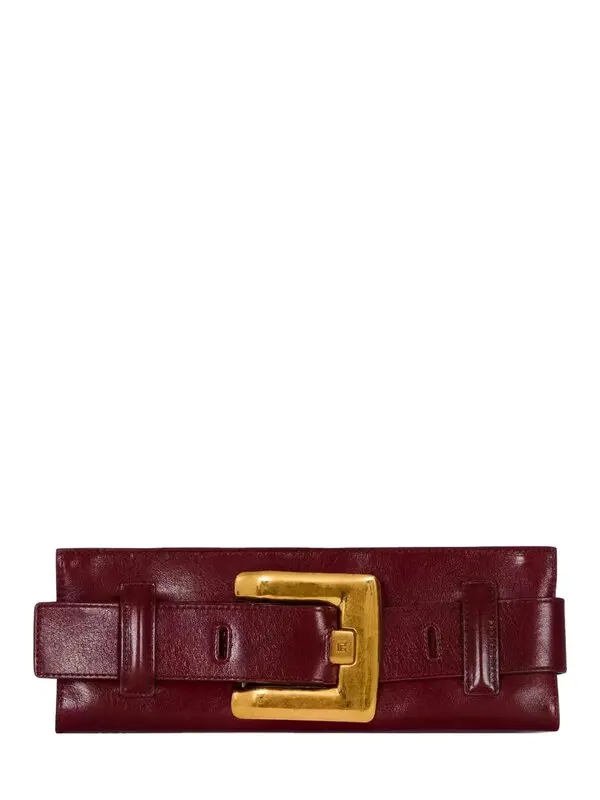 Balmain Anthem Clutch - Red