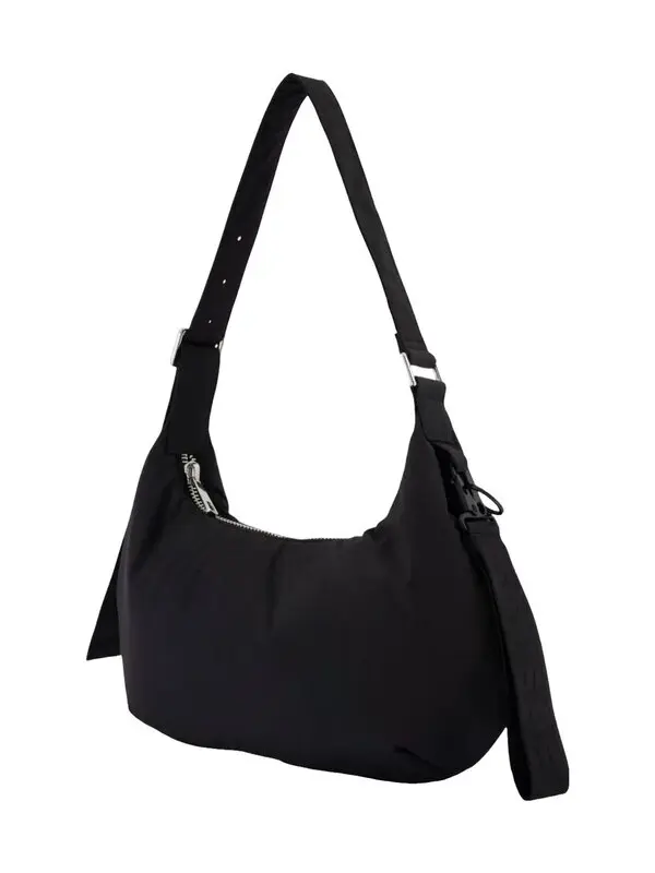 SAMSOE SAMSOE Medium Zip-fastening Curved Shoulder Bag - Black