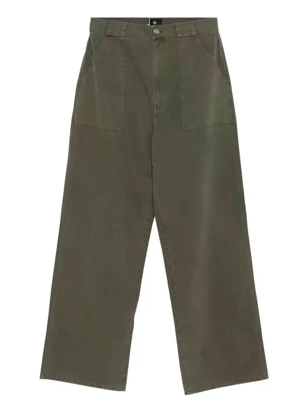 ANINE BING Grayson Trousers - Green
