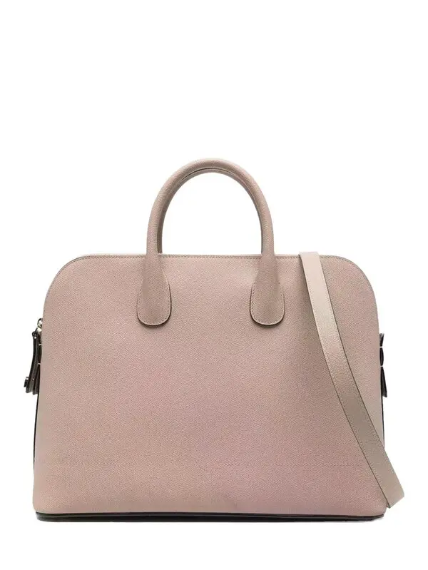VALEXTRA Large Mylogo Bowling Tote Bag - Neutrals
