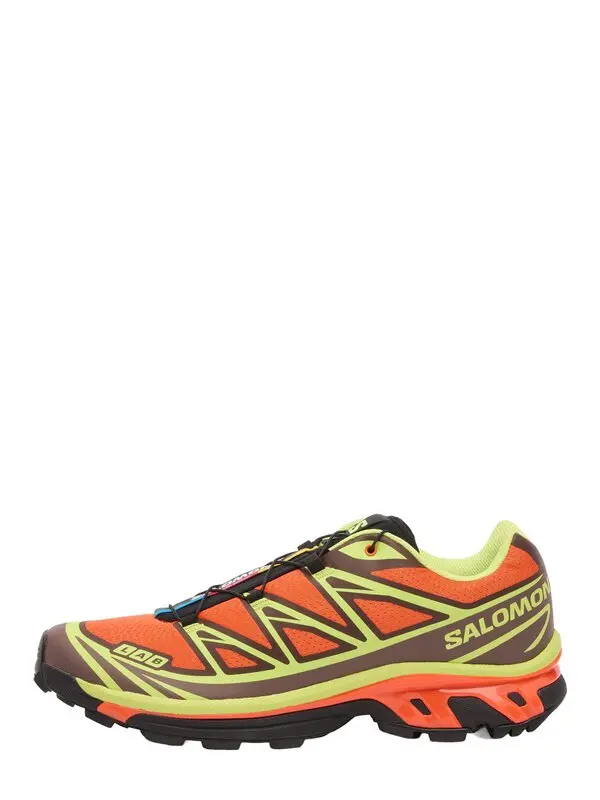 SALOMON Xt-6 Sneaker - Red Orange/sharp Green/black