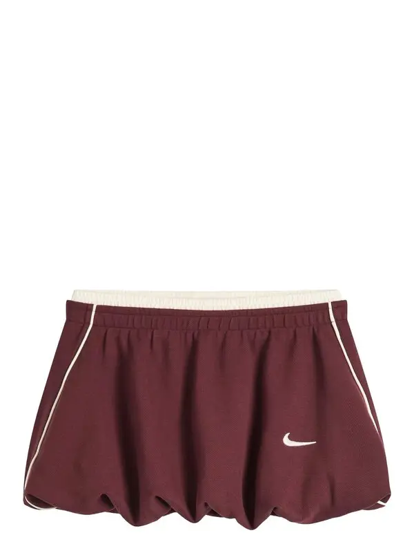 Nike Sports Bubble Skirt - Burgundy Crush/sail
