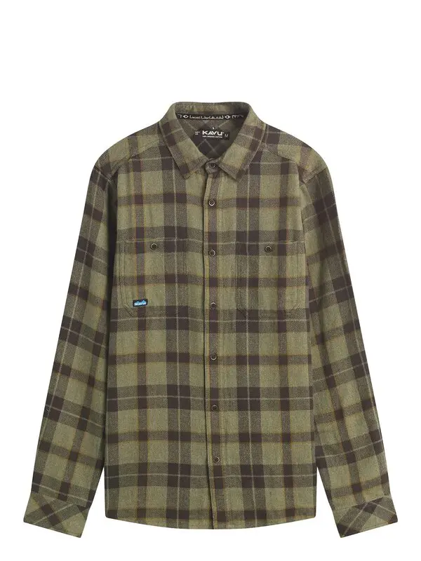 KAVU Big Joe Shirt - Green Ravine