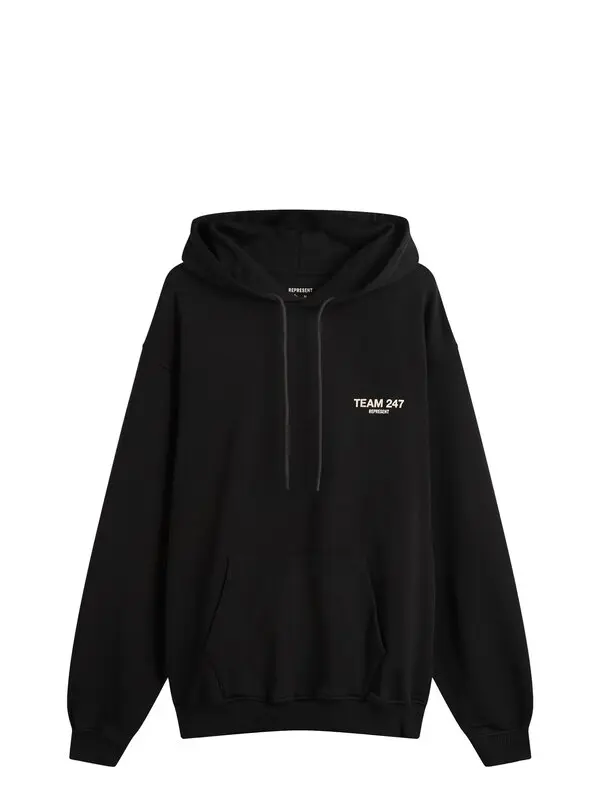 REPRESENT Team 247 Oversized Hoodie - Black