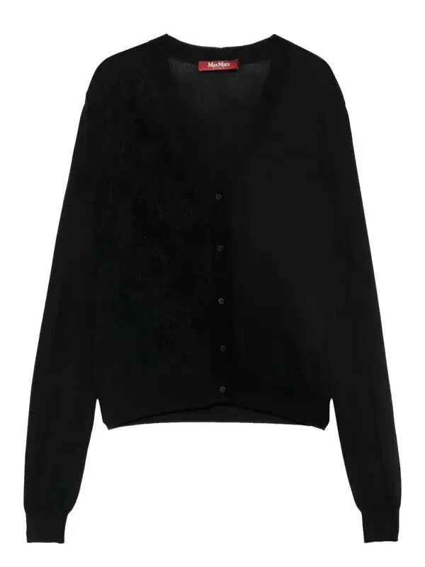 Max Mara Buttoned Cardigan - Black