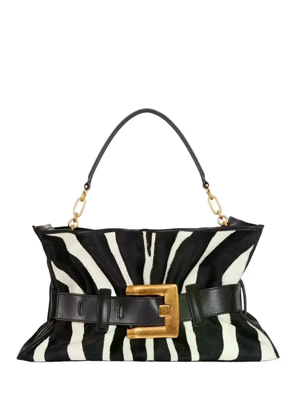 Balmain Anthem Shoulder Bag - Black