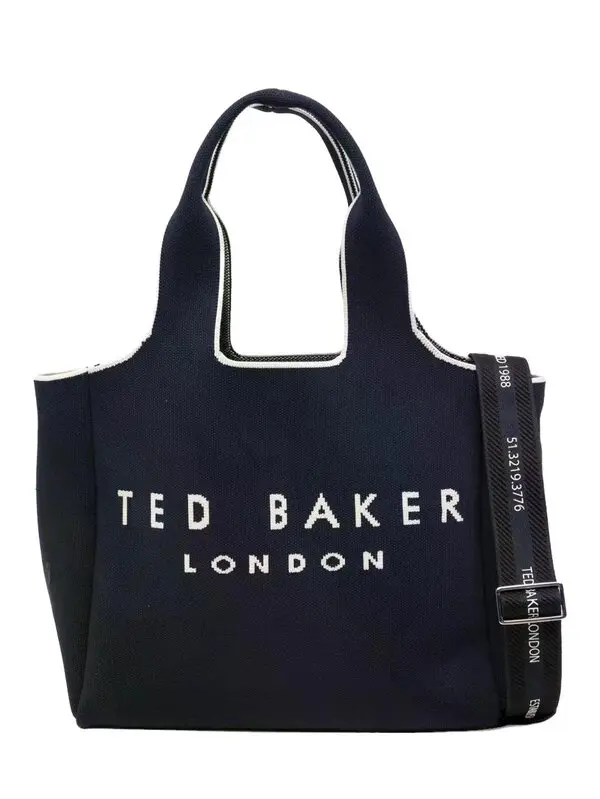 Ted Baker London Logo-embroidered Tote - Blue