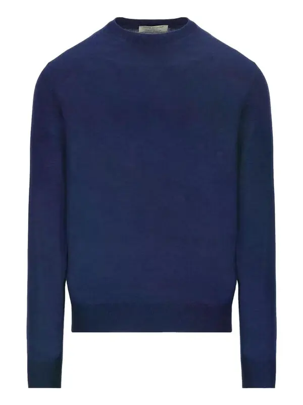 MAURO OTTAVIANI Crew-neck Wool Sweater - Blue