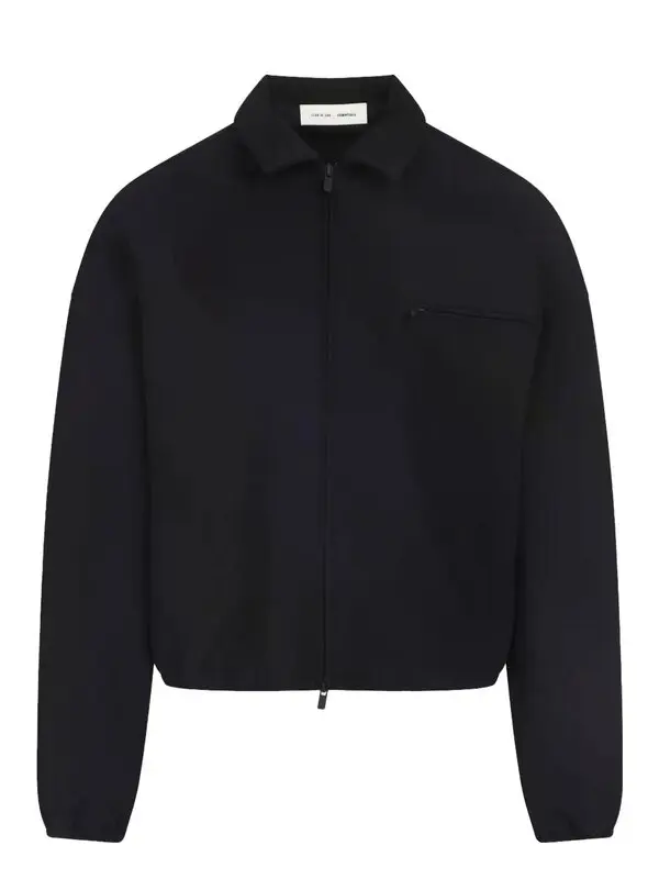 Fear Of God Bonded Zip-up Pocket Jacket - Black
