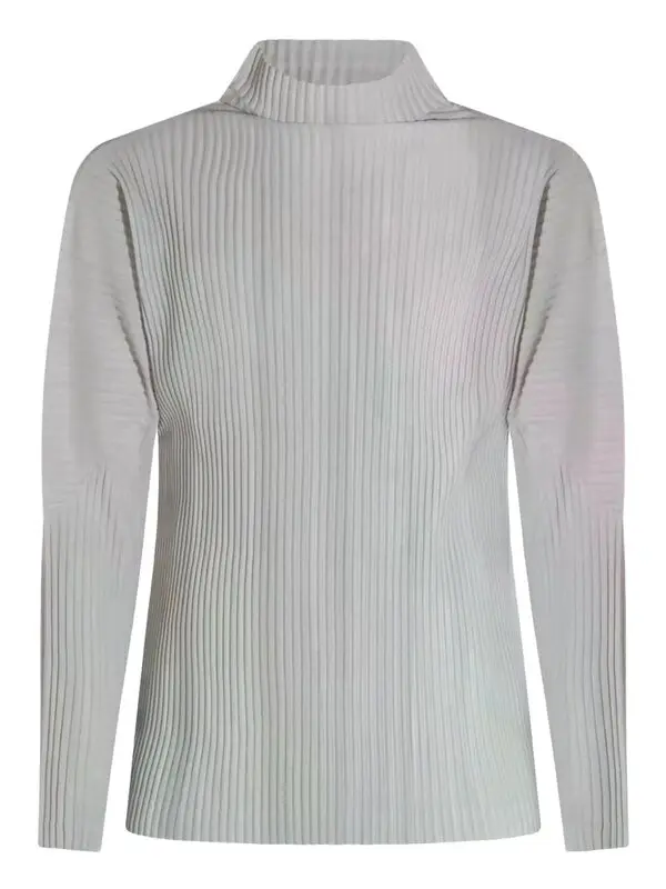 Issey Miyake Turtleneck T-shirt - Grey