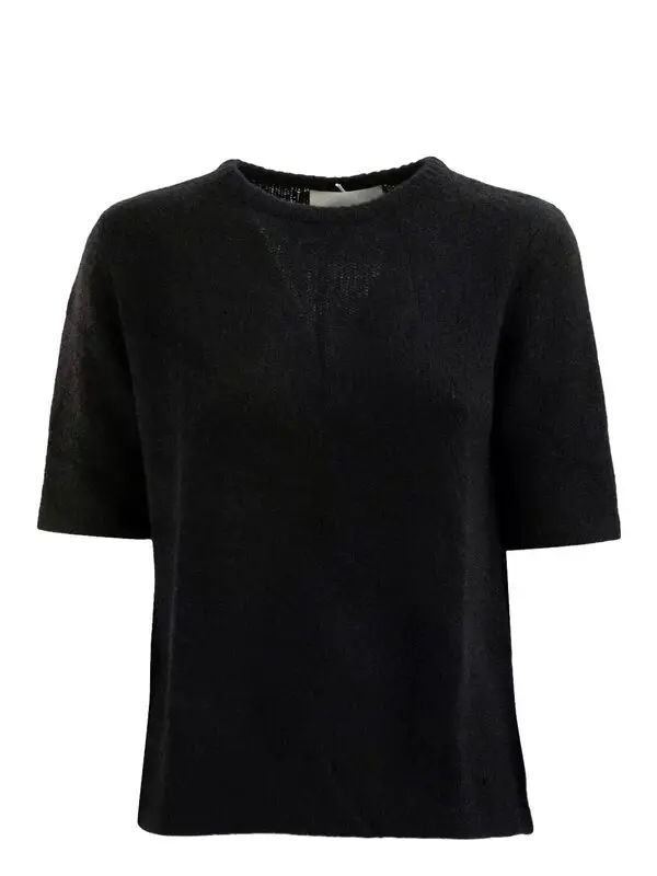LISA YANG Cashmere Short-sleeve T-shirt - Black