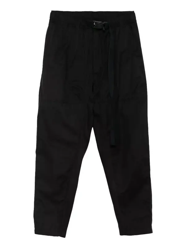 THOM KROM Belted Tapered Trousers - Black