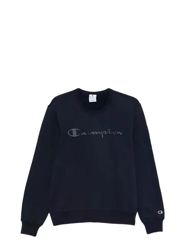 Champion Embroidered Sweatshirt - Blue