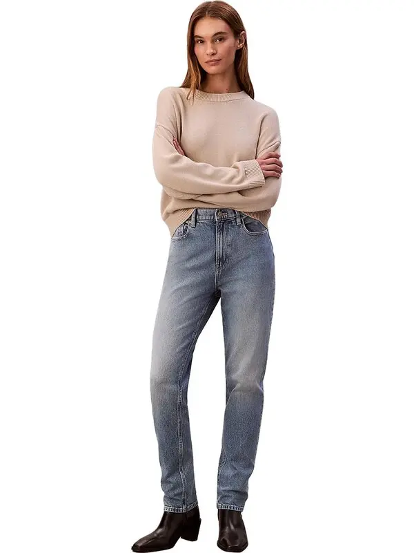 Calvin Klein Mom Fit Jeans - Blue Stone