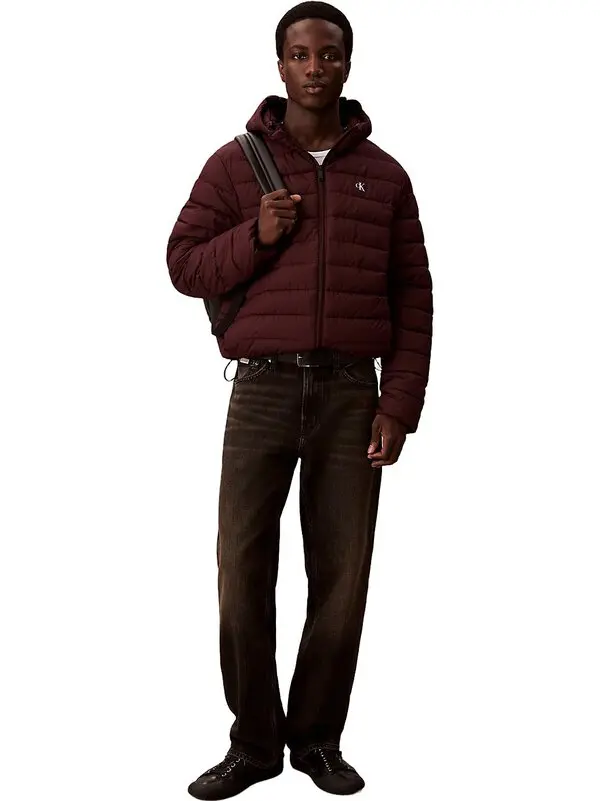 Calvin Klein Ripstop Packable Puffer Jacket - Moroccan Brown