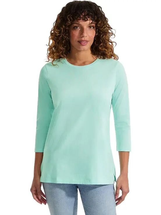 LANDS' END Supima Cotton Tunic - Pale Sky