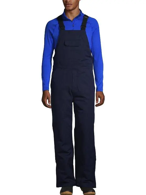 LANDS' END Expedition Winter Bib Snow Pants - Radiant Navy
