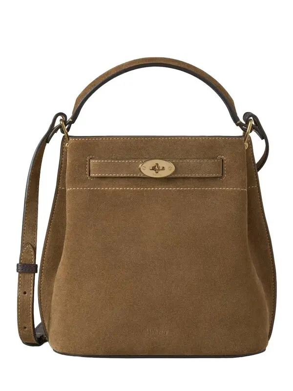 Mulberry Islington Suede Bucket Bag - Salcombe Sand