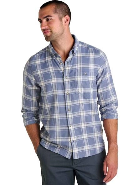 TOAD & CO Airsmyth Long Sleeve Shirt - Ocean Pattern