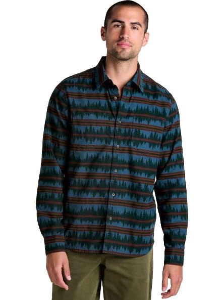 TOAD & CO Pinevale Long Sleeve Shirt - Midnight Print