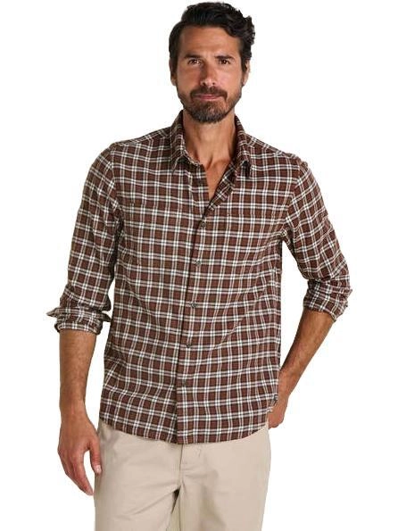 TOAD & CO Pinevale Long Sleeve Shirt - Tabac Pattern