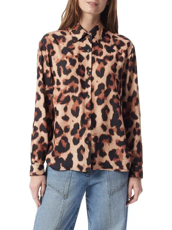 DO BY DEE OCLEPPO Yuna Leopard Print Button-up Shirt - Neutral-large Animal