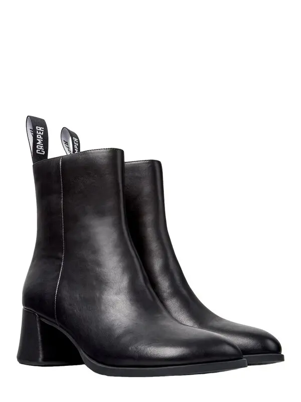 Camper Kora Square Toe Boots - Black