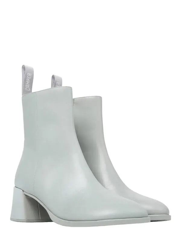 Camper Kora Square Toe Boots - Light Pastel Grey