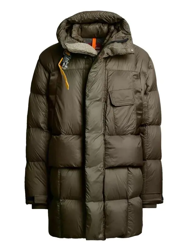 PARAJUMPERS Bold Hooded Quilted Down Parka - Green