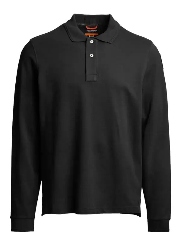 PARAJUMPERS Long-sleeve Polo Shirt - Black