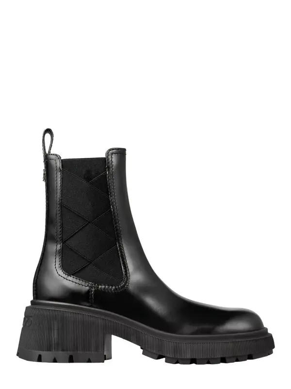 JIMMY CHOO 50mm Louri Combat Boots - Black