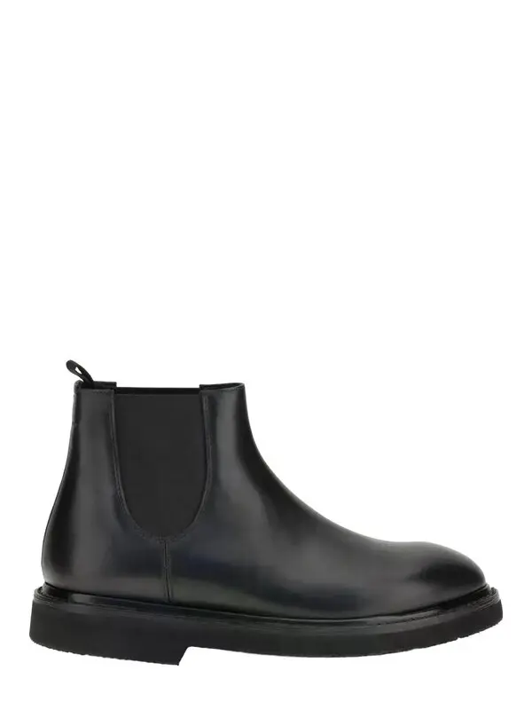 Premiata Leather Chelsea Boots - Black