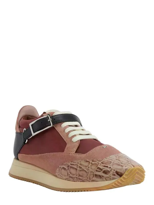 GIUSEPPE ZANOTTI Buckle-fastening Low-top Sneakers - Pink