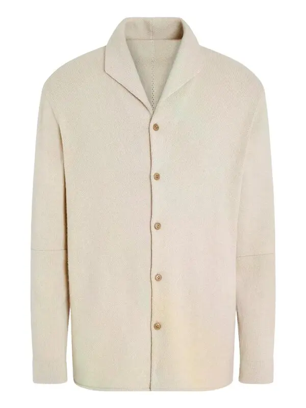 Zegna Buttoned Cardigan - Neutrals