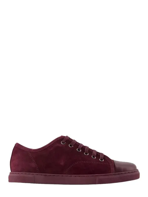 LANVIN Suede Sneakers - Red