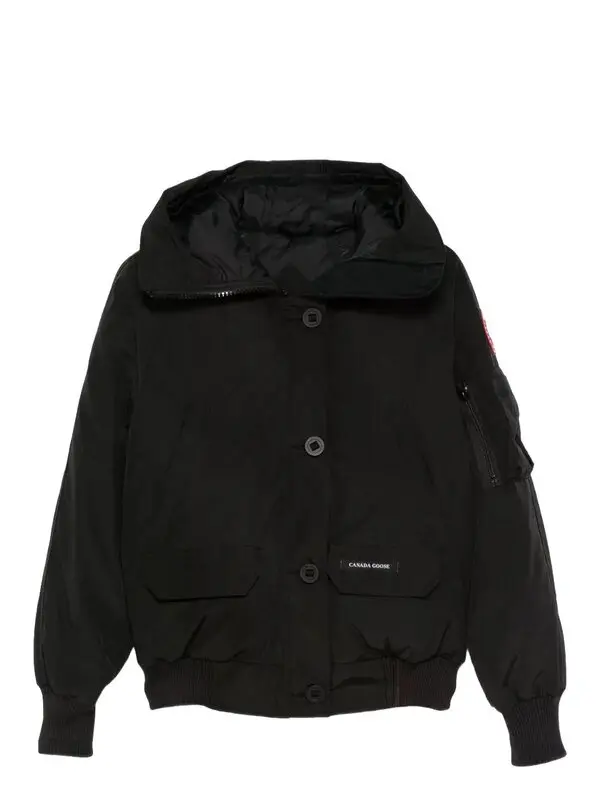 Canada Goose Hooded Puffer Jacket - Black