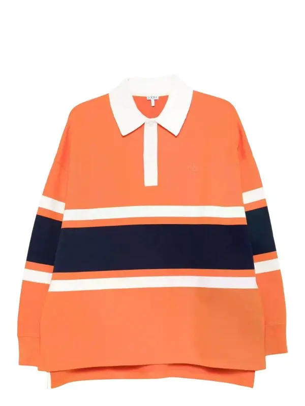 Loewe Long-sleeve Polo Shirt - Orange