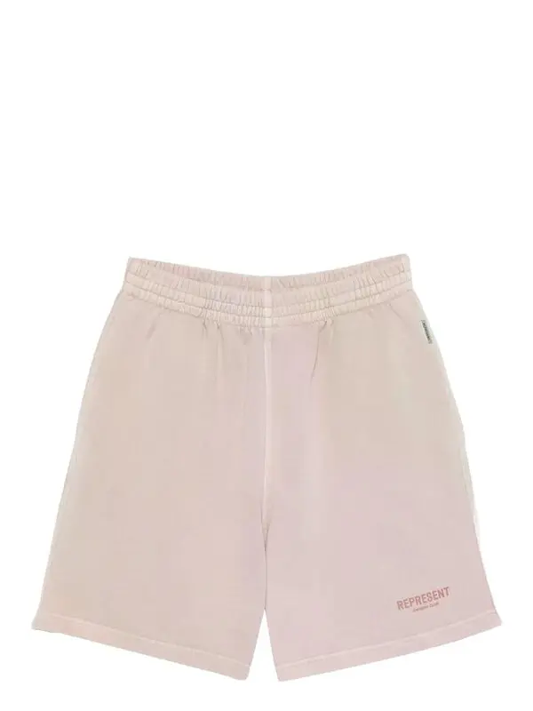 REPRESENT Logo-print Shorts - Pink