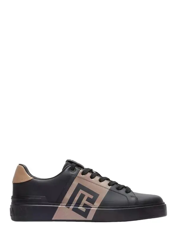 Balmain B-court Logo-detail Sneakers - Black