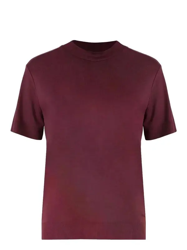 Calvin Klein Ribbed-edge T-shirt - Red